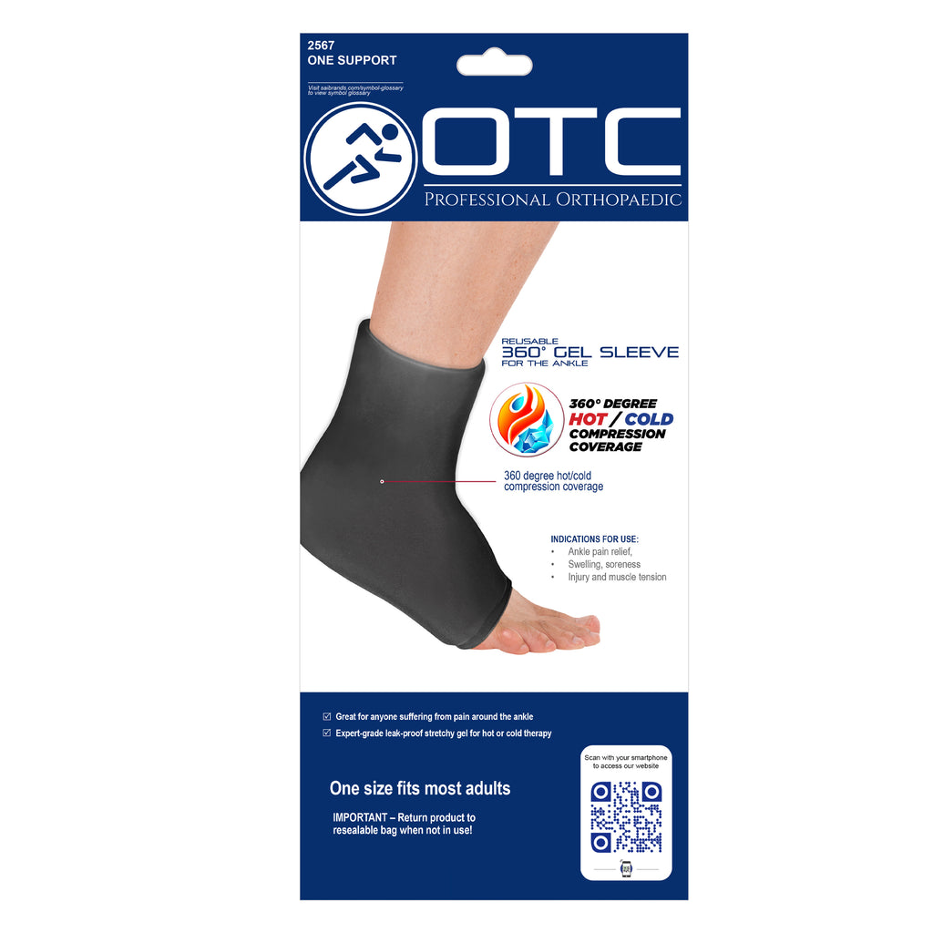 2567 / REUSABLE HOT/COLD GEL SLEEVE FOR ANKLE – OTCBrace