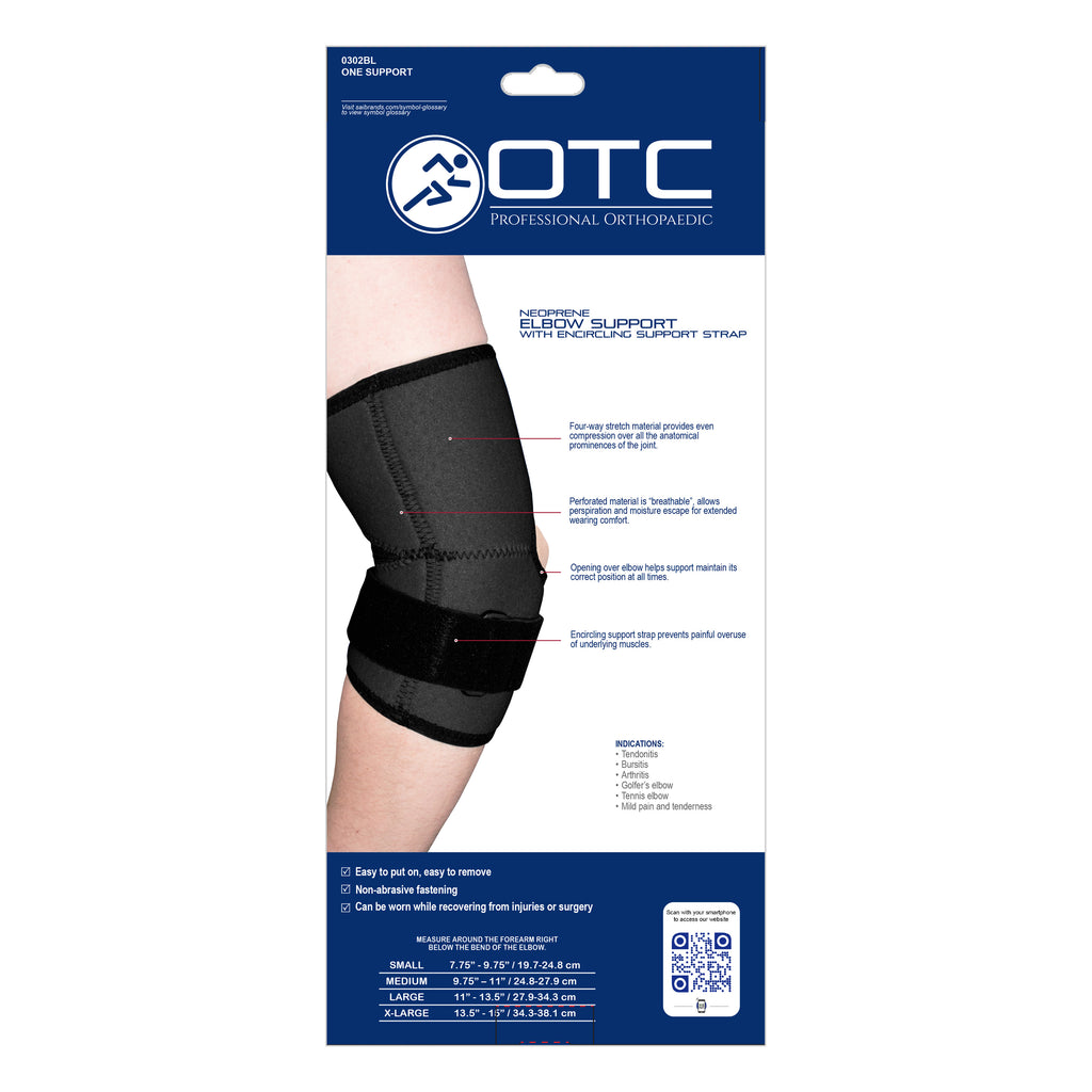 0302 / NEOPRENE ELBOW SUPPORT - STRAP – OTCBrace