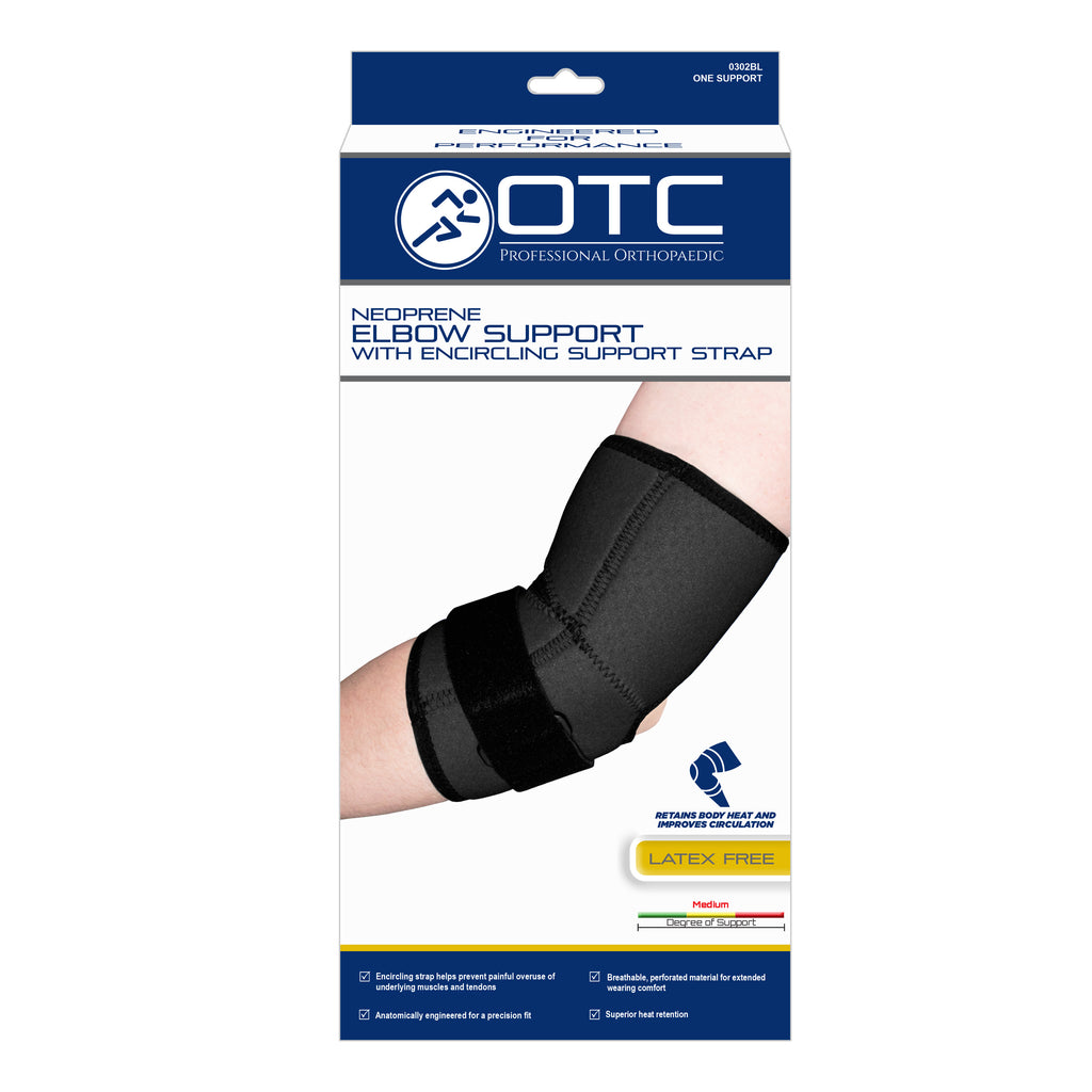 0302 / NEOPRENE ELBOW SUPPORT - STRAP – OTCBrace