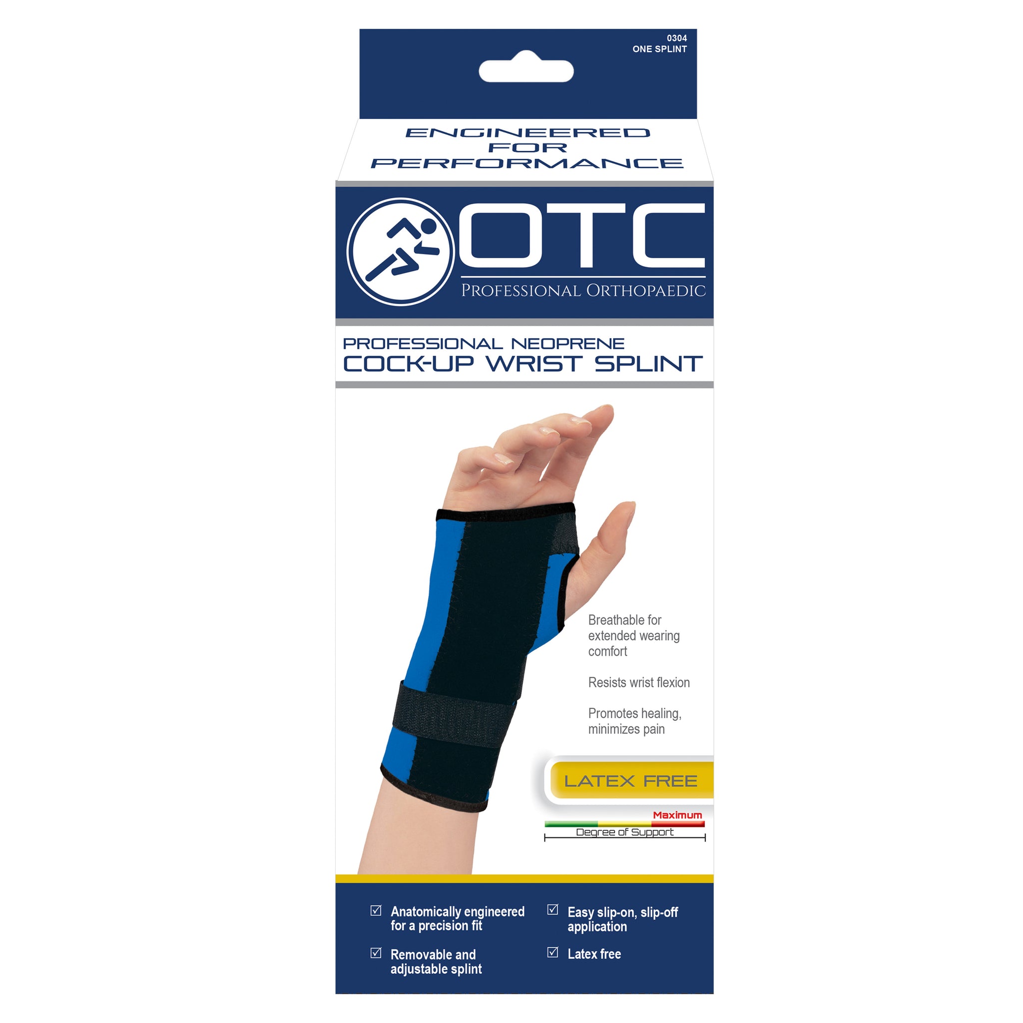 0304 / NEOPRENE WRIST SPLINT – OTCBrace
