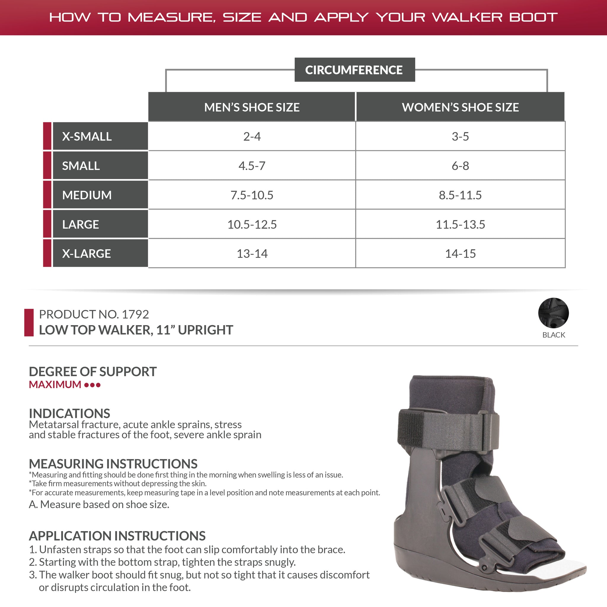 1792 / WALKER BOOT SHORT / REGULAR – OTCBrace